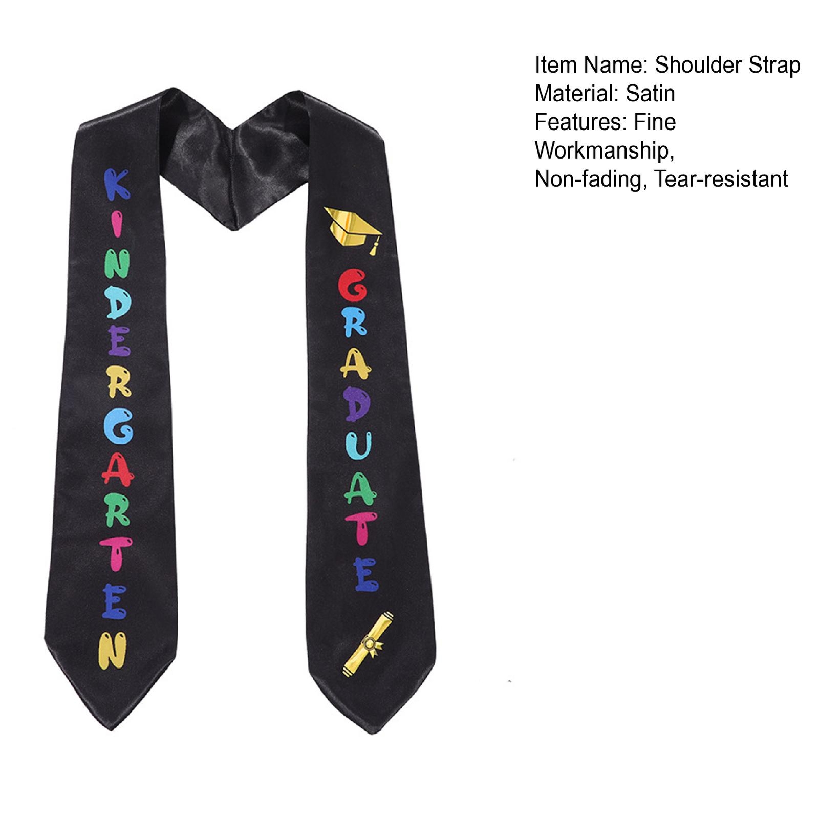 Graduation Shoulder Strap Non-fading Decorative Kids Celebration Party ...