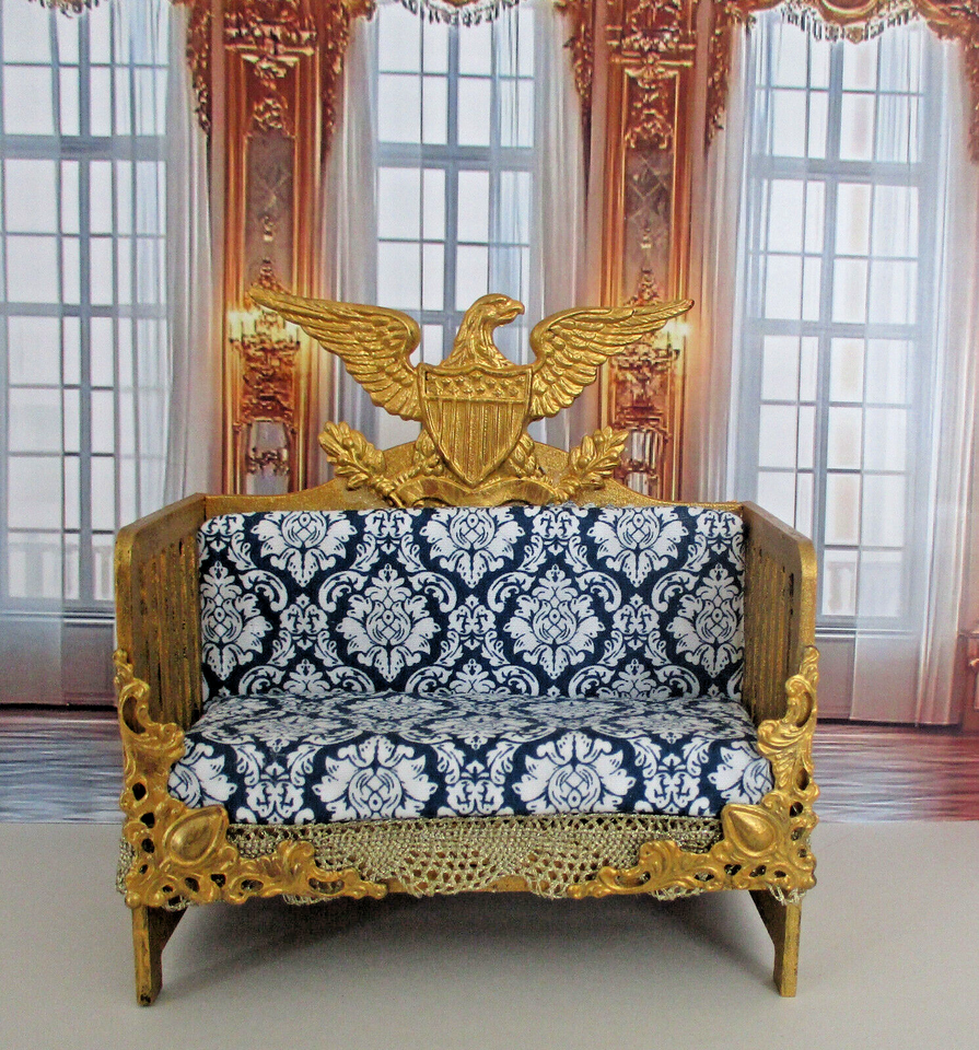 doll house Georgian / Regency wide eagle CHAIR . sofa, SETTEE #4 | eBay UK