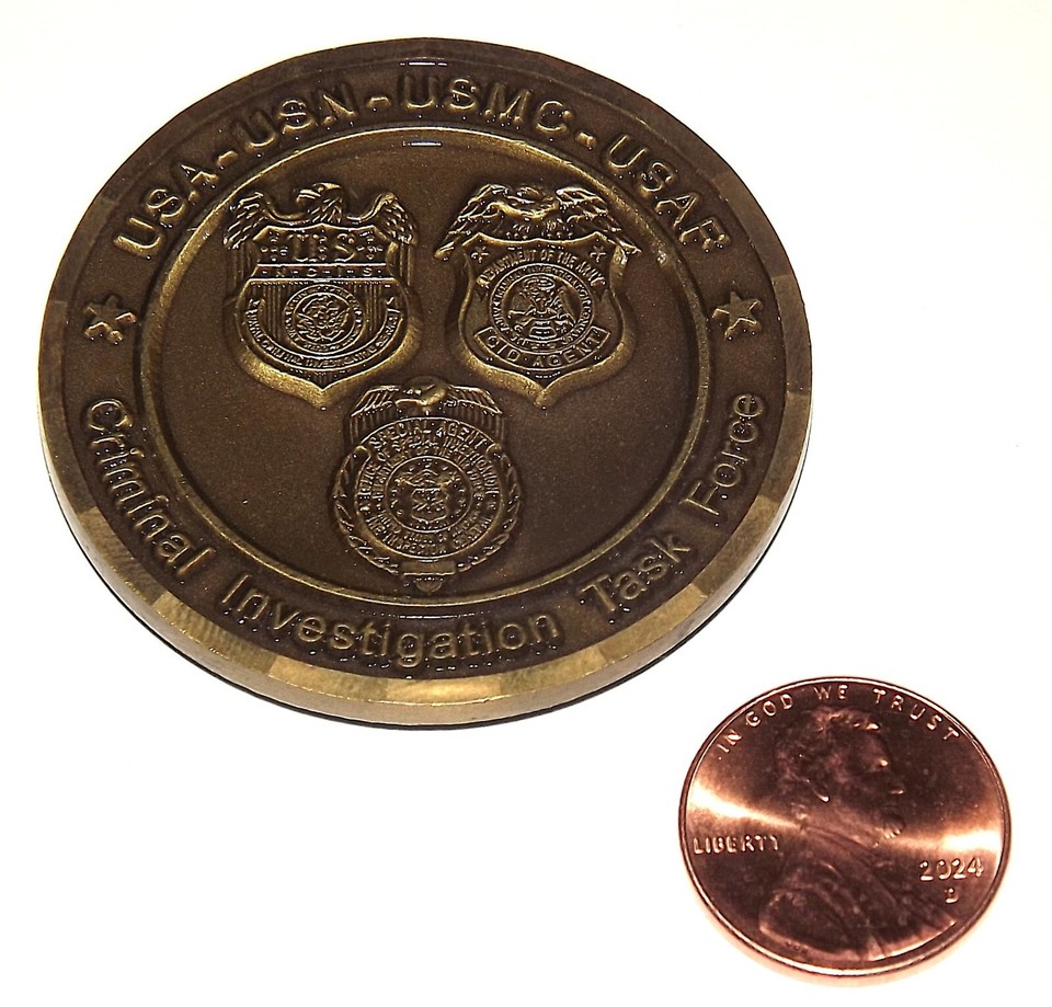 Challenge Coin - Criminal Investigation Task Force - Formidolosus ...