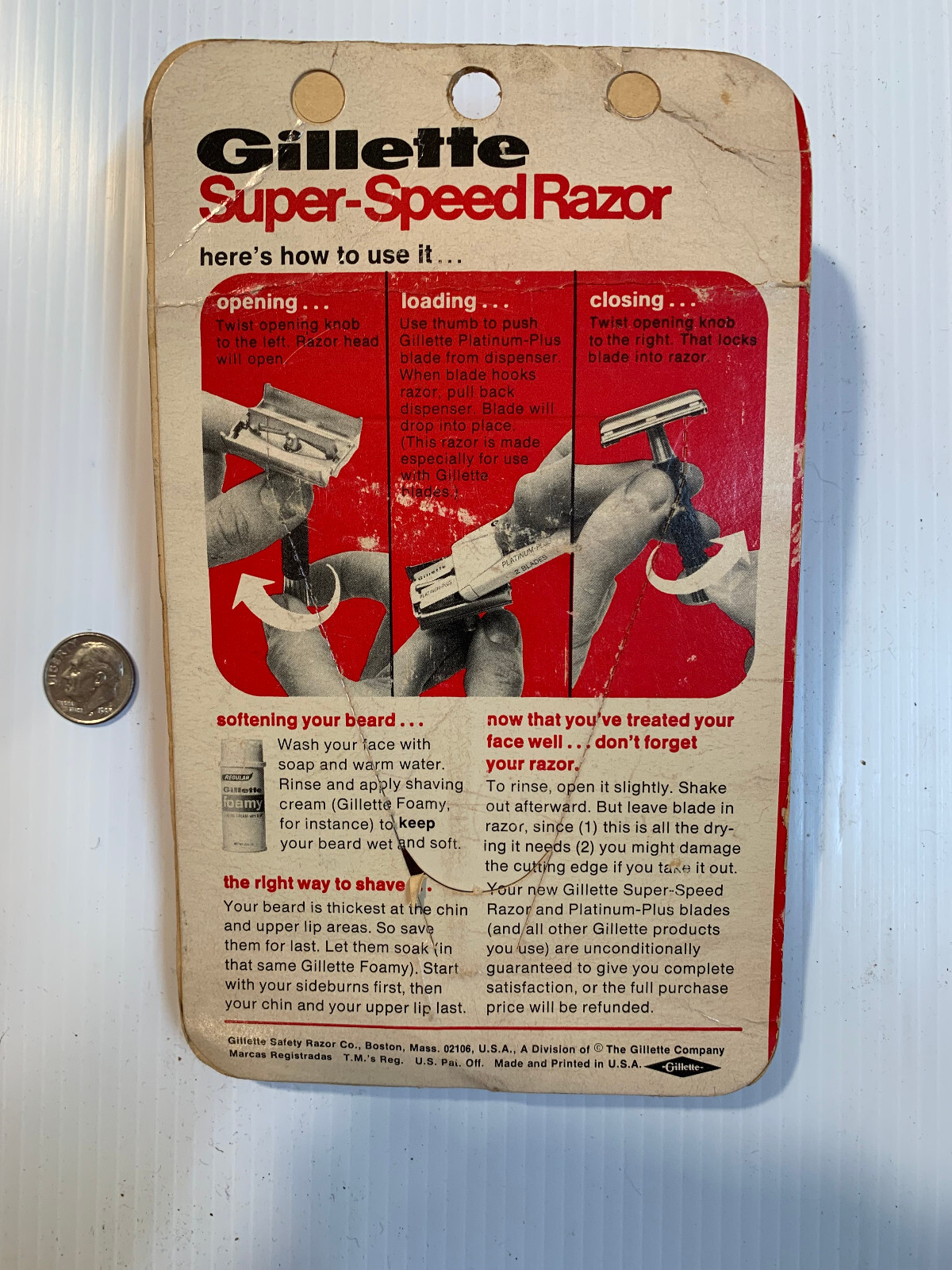 Old Gillette Super Speed Razor | eBay