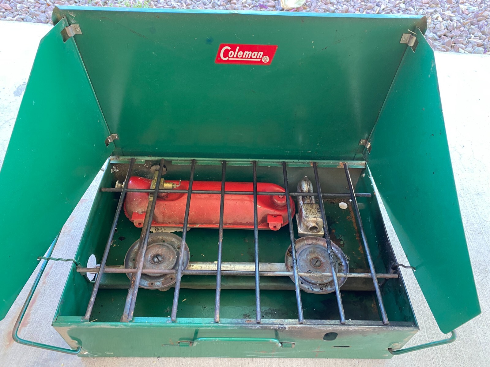 Vintage Coleman 2 Burner Camp Cook Stove Model 425B for sale online | eBay