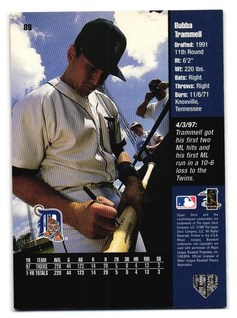 1998 Upper Deck - Diamond Debut #89 Bubba Trammell for sale online | eBay