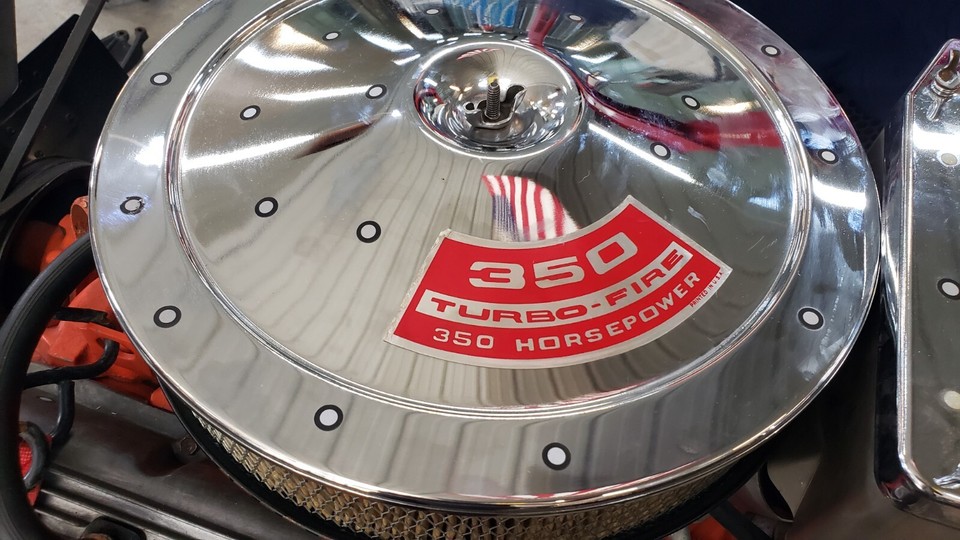 1970 350 350 HP CTJ Corvette Motor Engine Chevy Factory Air Quadrajet ...