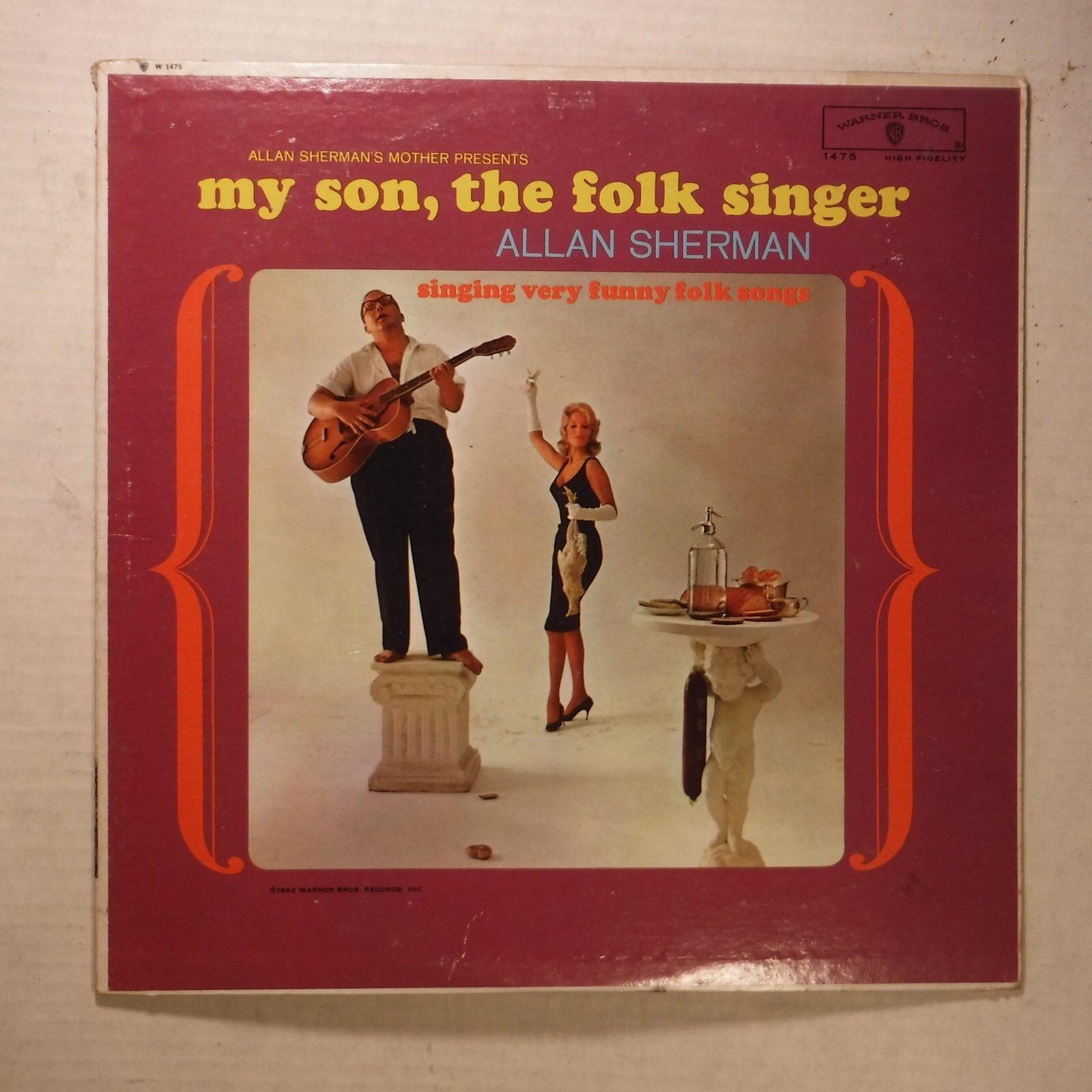 ALLAN SHERMAN / MY SON, THE FOLK SINGER / WARNER BROS. MONO 1475 COMEDY ...