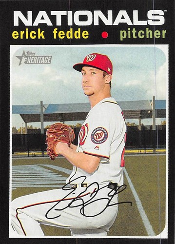 2020 Topps Heritage #250 Erick Fedde | eBay