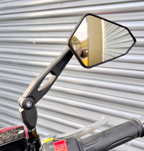 Mirror Pair ABS Sports Nylon Mirrors Rear View For Royal Enfield ...