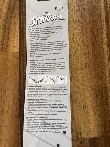Shakespeare Spiderman Youth 4+ Marvel SKP-240 SPMANKIT-A-vert Fishing ...