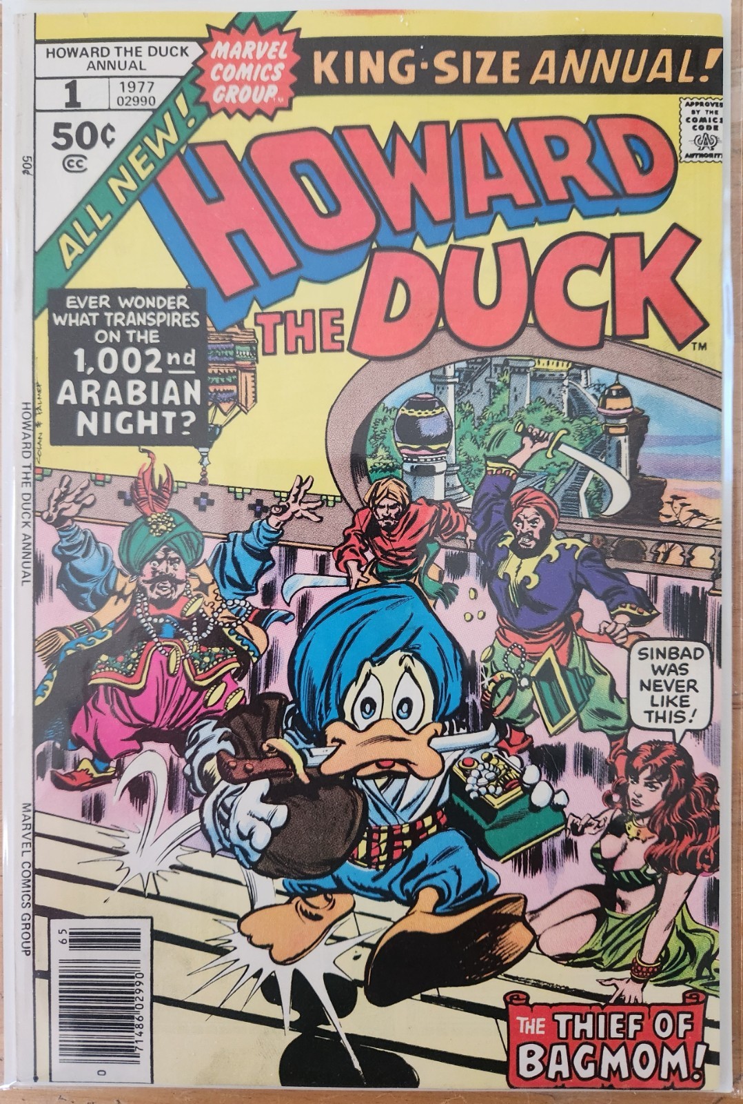 Howard the Duck King-Size Annual # 1 High Grade Steve Gerber Marvel ...