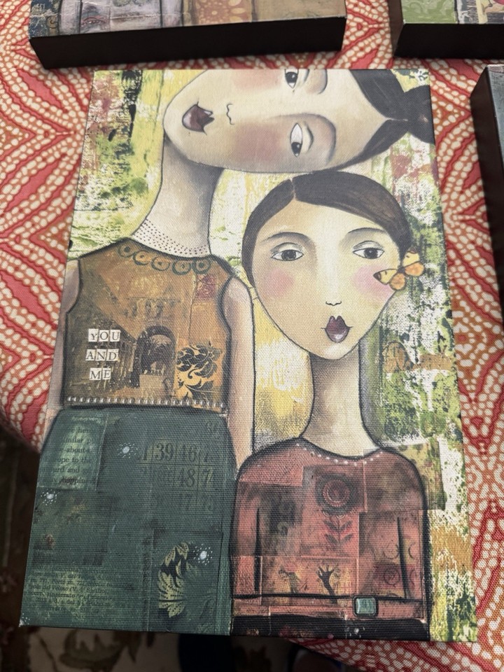 The Kelly Rae Roberts Collection Set Of 4 8" x 12" Wall Art #18371 ...