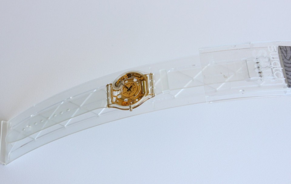 SWATCH SPECIAL SKIN 1998 - SFK101 - Golden JELLY SKIN - Neu | eBay