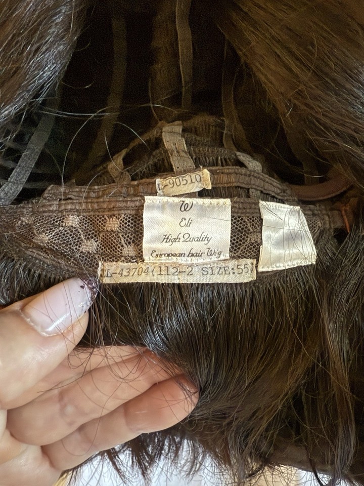 3 Hat/band Falls Kosher Sheitel/Wig Dark Brown | eBay