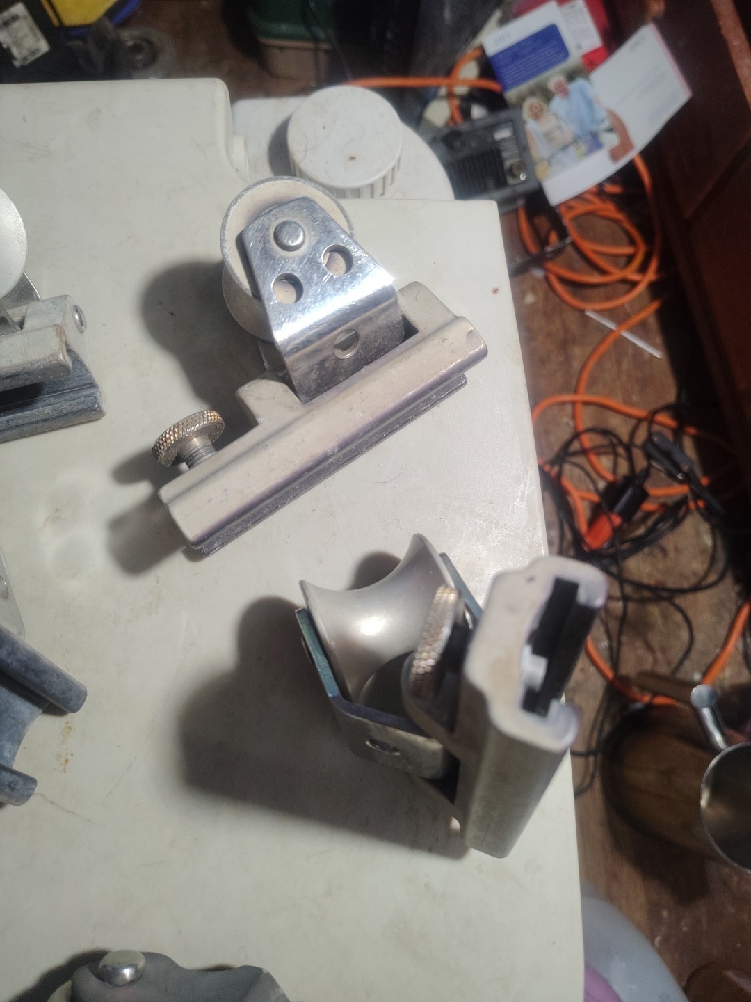 T-Track Slider Genoa Lead , 1-.25" Sheave , 3-3/8" Car Length, 1" Track ...