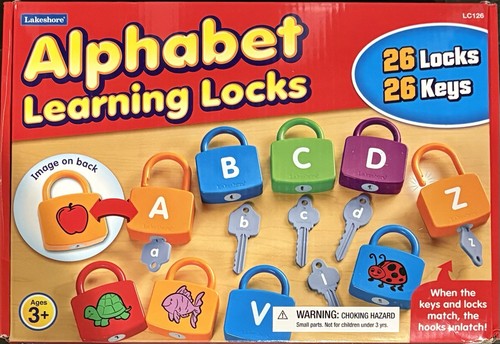 Lakeshore ALPHABET LEARNING LOCKS Complete Set | eBay