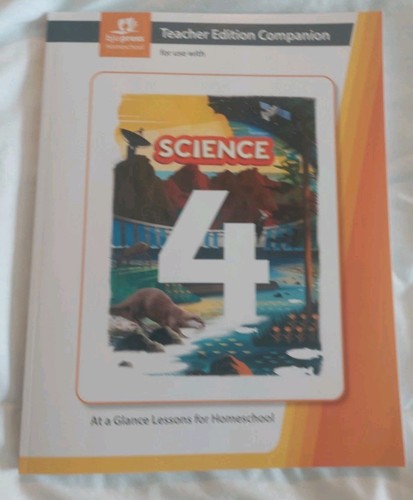BJU Press Science 4 Teacher Edition Companion 5th Edition New At a ...