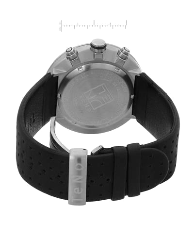 Teno 8002 Men's Chronograph Date Quartz Watch. Made Germany. Rubber ...