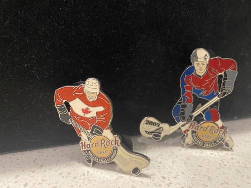 *Vintage* 2009 Hard Rock Café Hockey Player Pins: Niagara Falls (set of ...