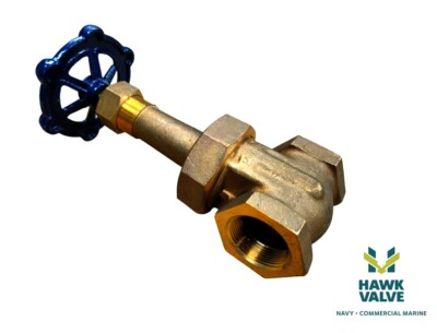 1-1/2" BRONZE 300#/1000# THREADED RISING-STEM POWELL GATE VALVE (FIG ...