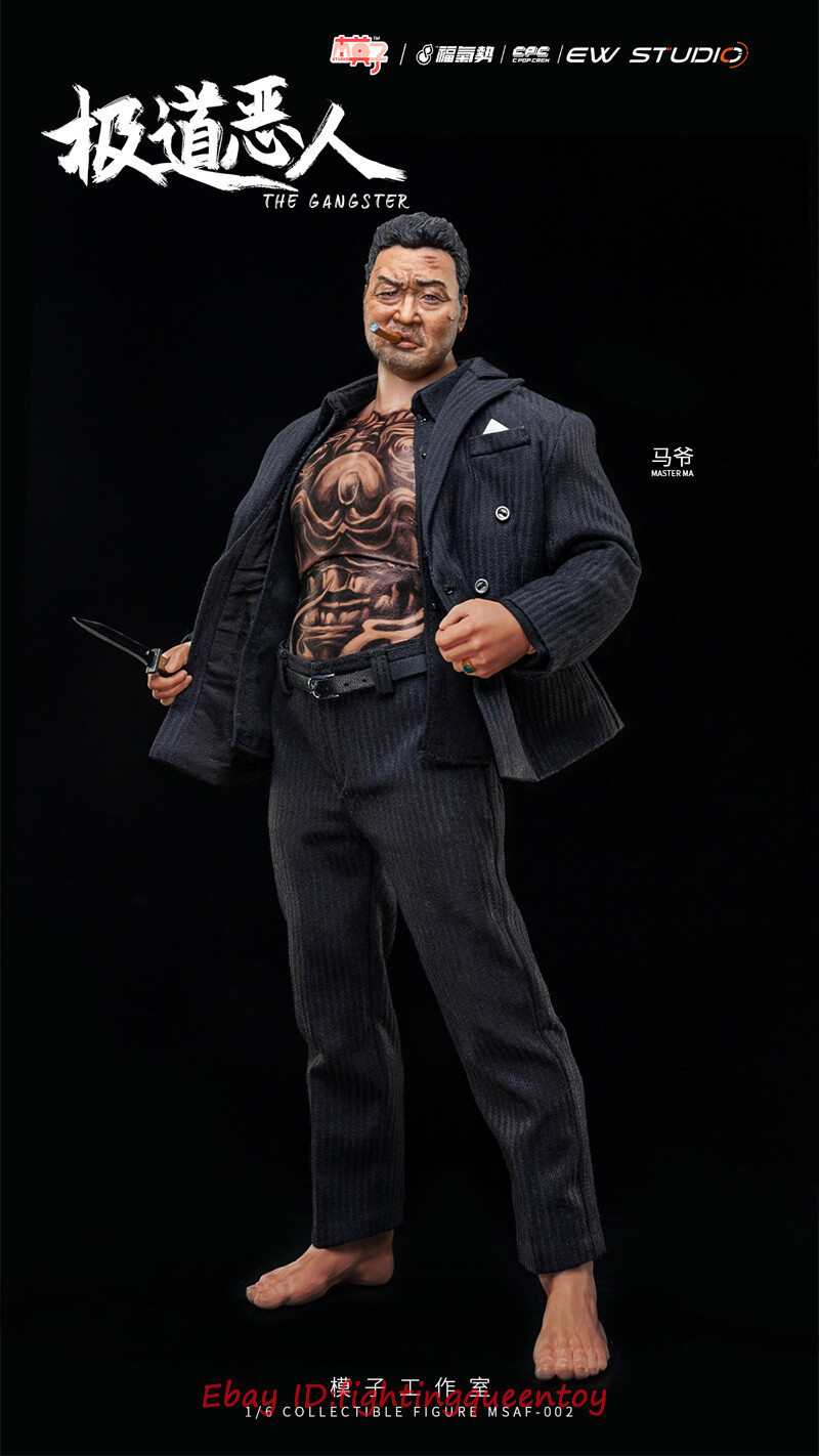 MOZ STUDIO MSAF002 THE GANGSTER Ma Tong-seok 2 Heads 1/6 Figure Model ...
