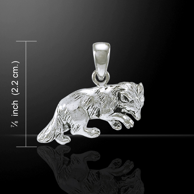 Fox 925 Sterling Silver Pendant Fine Spirit Animal Totem Nature ...