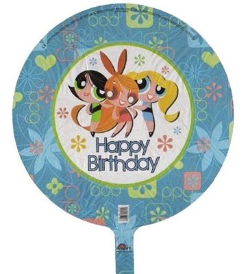 NEW POWERPUFF GIRLS BLUE 18" MYLAR BALLOON PARTY SUPPLIES | eBay