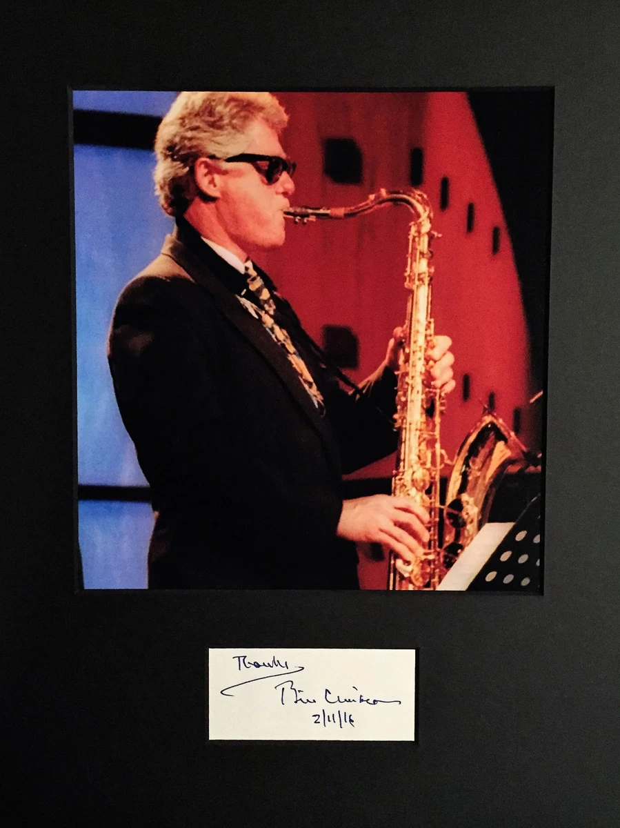 Bill Clinton Saxophone Arsenio Hall