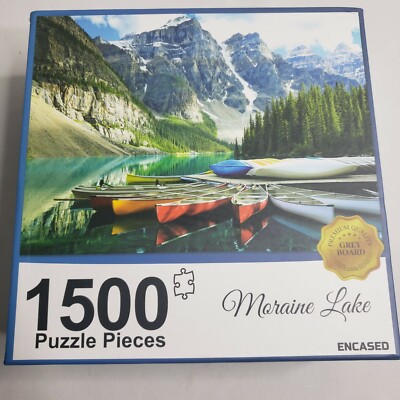 Moraine Lake 1500 Piece Puzzle By Encased | eBay