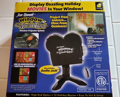 Star Shower Window Wonderland Window Projector 6 Christmas 6 Halloween ...