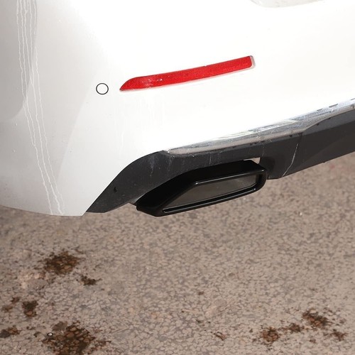 Gloss Black Stainless Exhaust Tip Outputs Cover Fits 17-23 G30 G32 540i ...