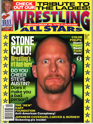 WRESTLING ALL-STARS HEROES & VILLAINS #96 SEPTEMBER 1997 BRET OWEN HART ...