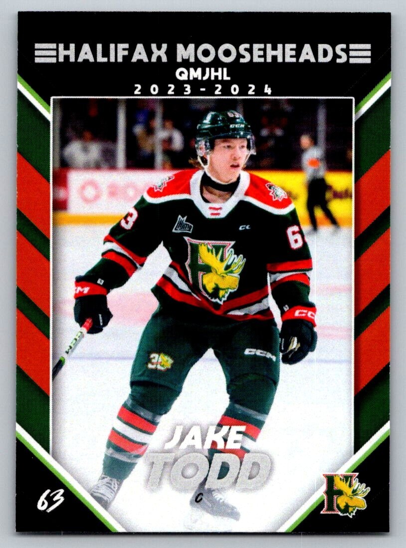 Jake Todd 2023-24 Halifax Mooseheads | eBay