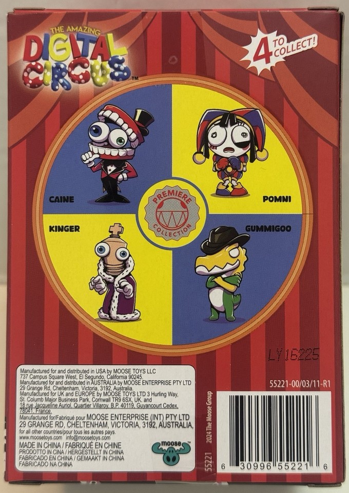 The Amazing Digital Circus POMNI Figure TADC Moose Toys Premier ...
