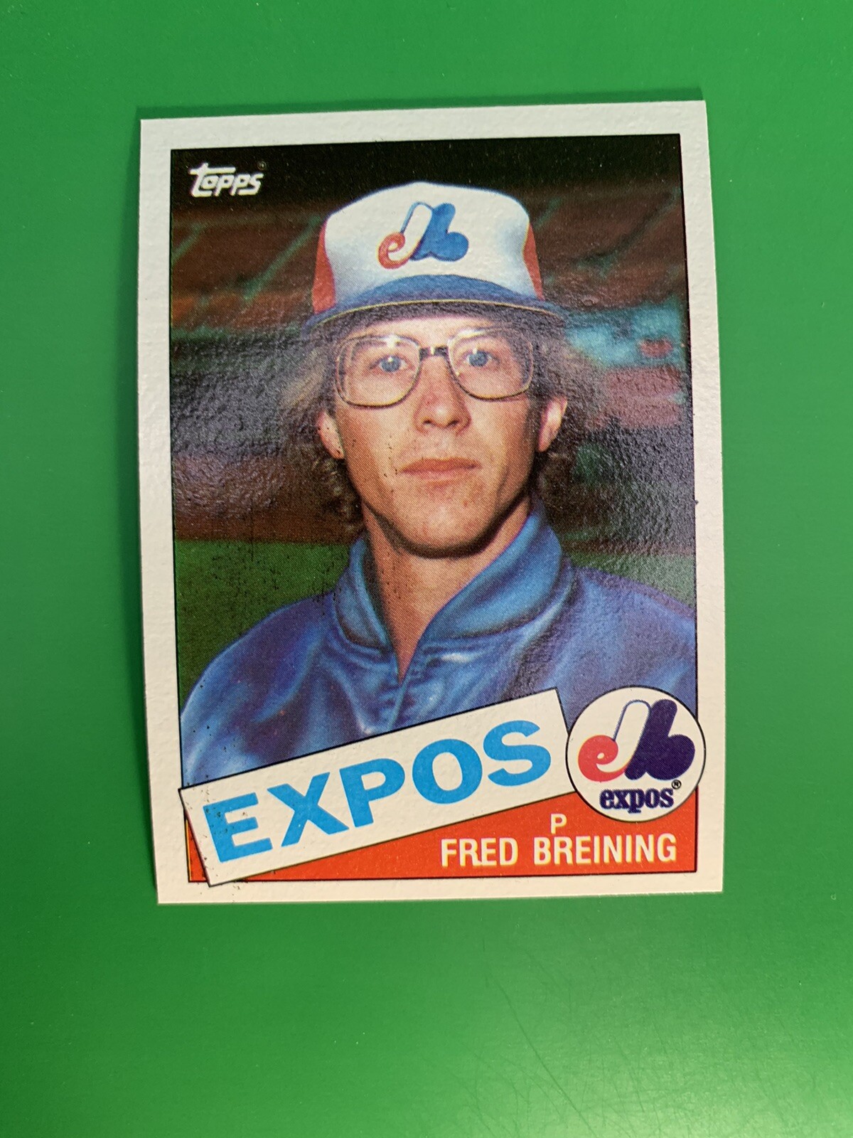 1985 Topps Fred Breining #36 Montreal Expos | eBay
