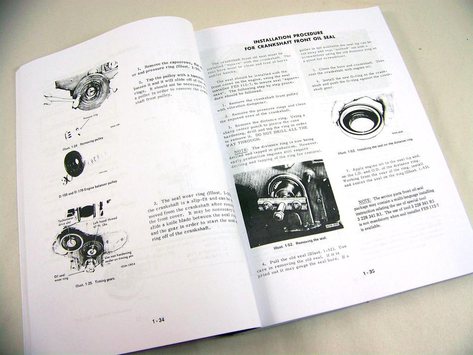 International Diesel Engines D155 D179 D206 Service Repair Shop Manual ...