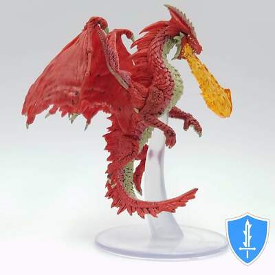 Young Red Dragon - Fangs and Talons #44 D&D Icons Huge Miniature | eBay
