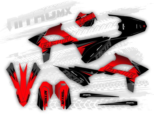 Graphics Kit fits Beta RR Polisport RESTYLE 2018 2019 Decals Stickers ...