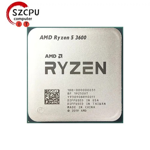 Ryzen 5 3600 R5 3600 3.6 GHz Used GAMING Zen 2 Six-Core Twelve-Thread ...