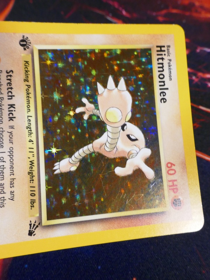 LP (1st edition) Pokemon HITMONLEE Card Set 7/62 Holo Rare WOTC#4 | eBay