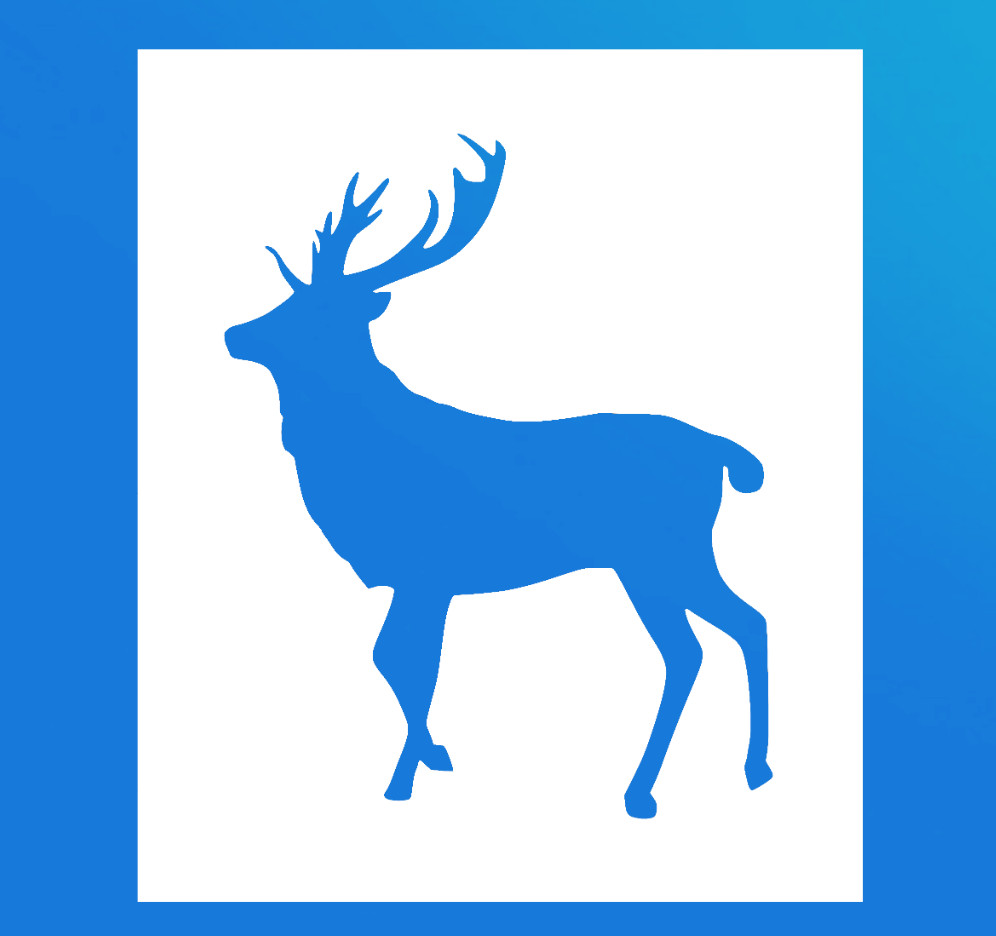 Elk Stencil