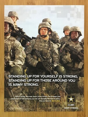 2007 U.S. Army Marines Print Ad/Poster Official USA Patriotic American ...