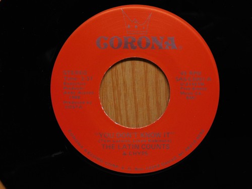 The Latin Counts and Chyps Detroit modern soul 45 You Don't Know It on ...