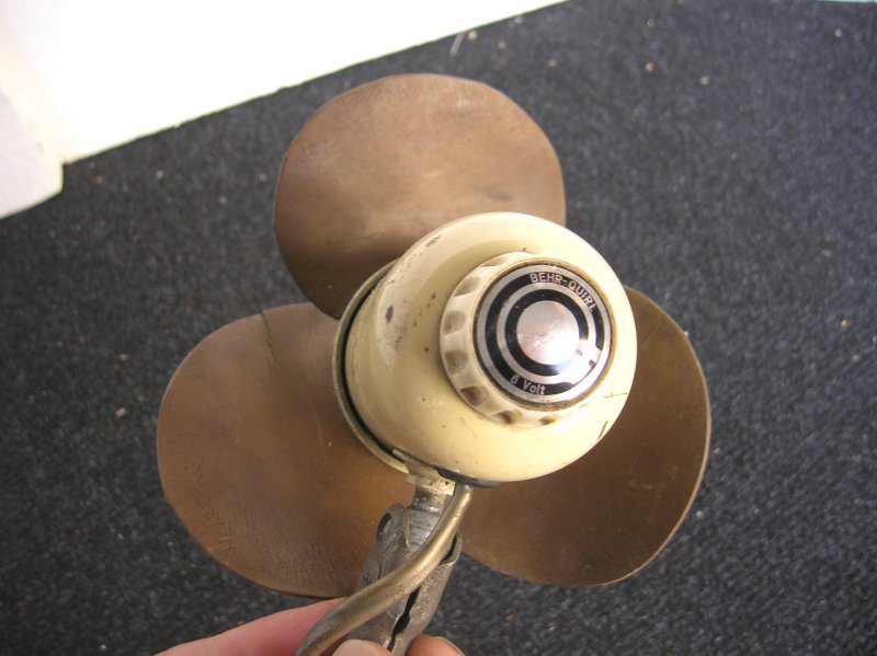 RARE 6 VOLT BEHR FAN VOLKSWAGEN VW BUG BUS T1 SPLIT OVAL PORSCHE 356 ...