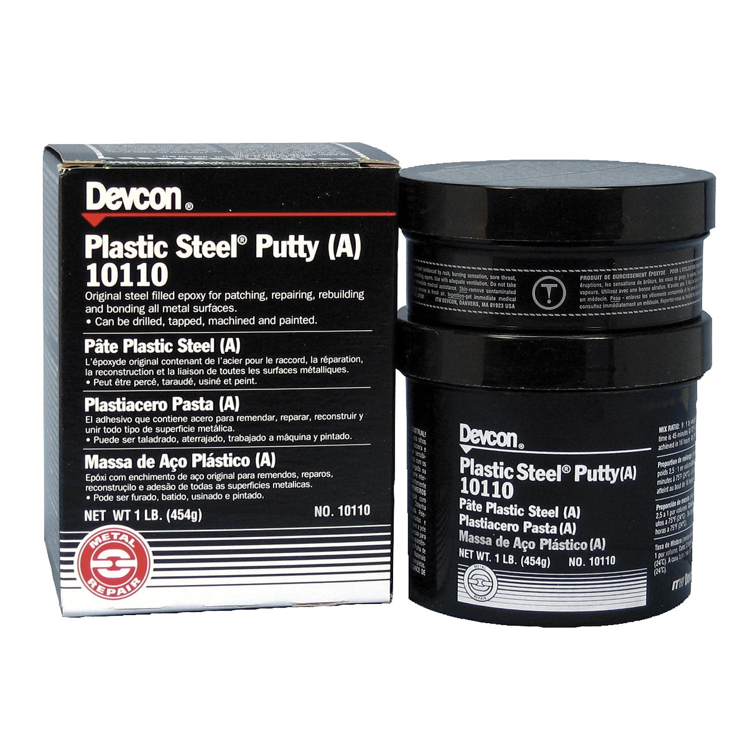 1 Pound Devcon 101110 Plastic Steel Epoxy Putty Adhesive Filled ...