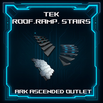 Ark Survival Ascended PVE-ASA-Tek Structures-Delivered Fast-Stairs/Roof ...