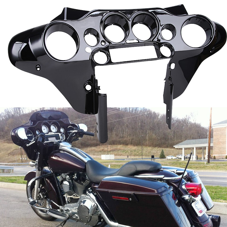 Vivid Black Batwing Inner Fairing For Harley Davidson Street Electra ...