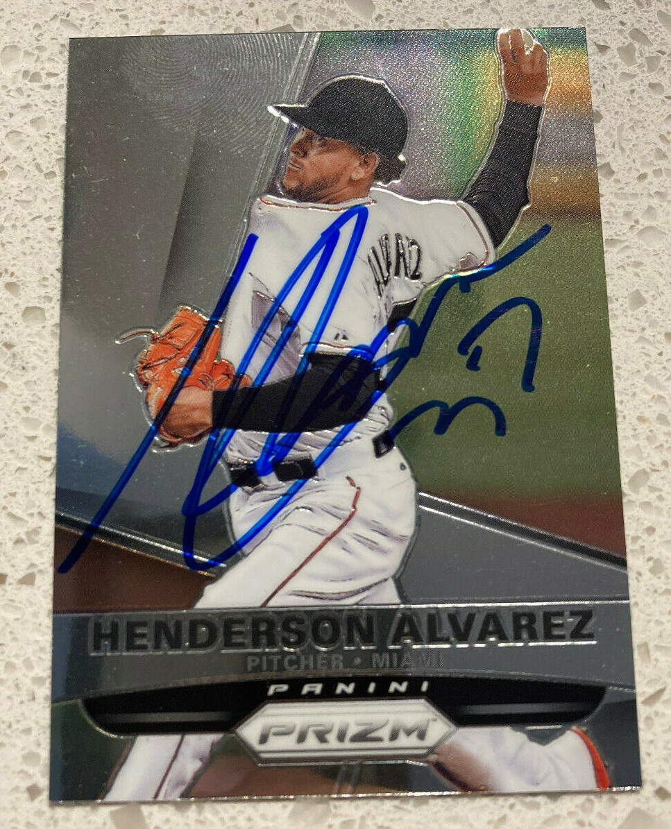 Henderson Alvarez Autograph Miami Marlins | eBay
