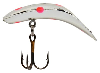 South Bend Sporting Goods Yakima Worden's Flat Fish Lure, Metallic Silver Red | eBay