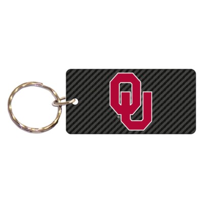 OKLAHOMA SOONERS CARBON RECTANGLE ACRYLIC KEY RING NEW WINCRAFT | eBay