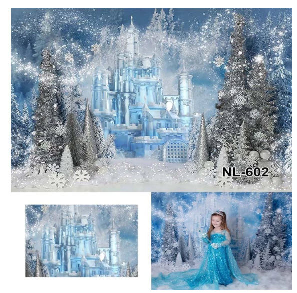 Frozen Castle Background