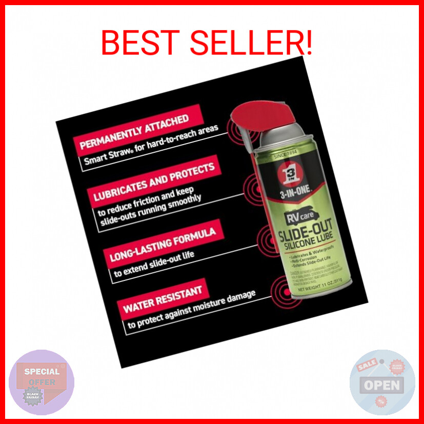 3-IN-ONE RVcare Slide-Out Silicone Lube, Premium RV Slide-Out ...