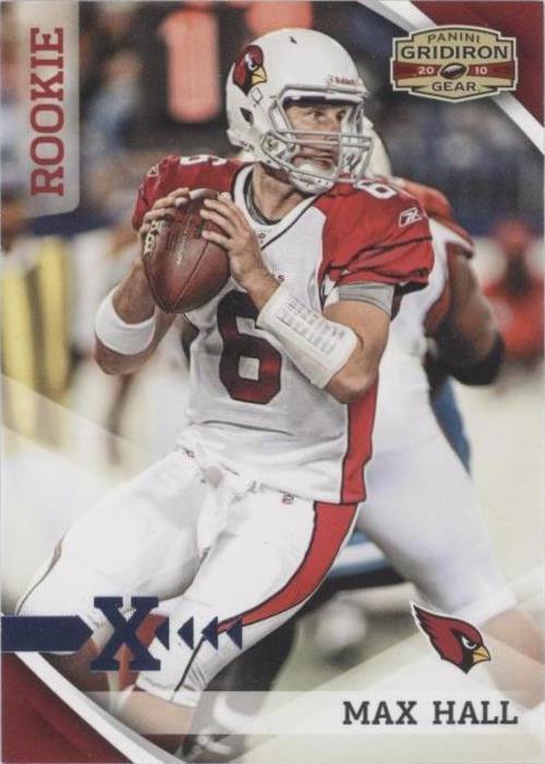 2010 Panini Gridiron Gear - Rookie Max Hall #222 Platinum Xs /25 (RC ...